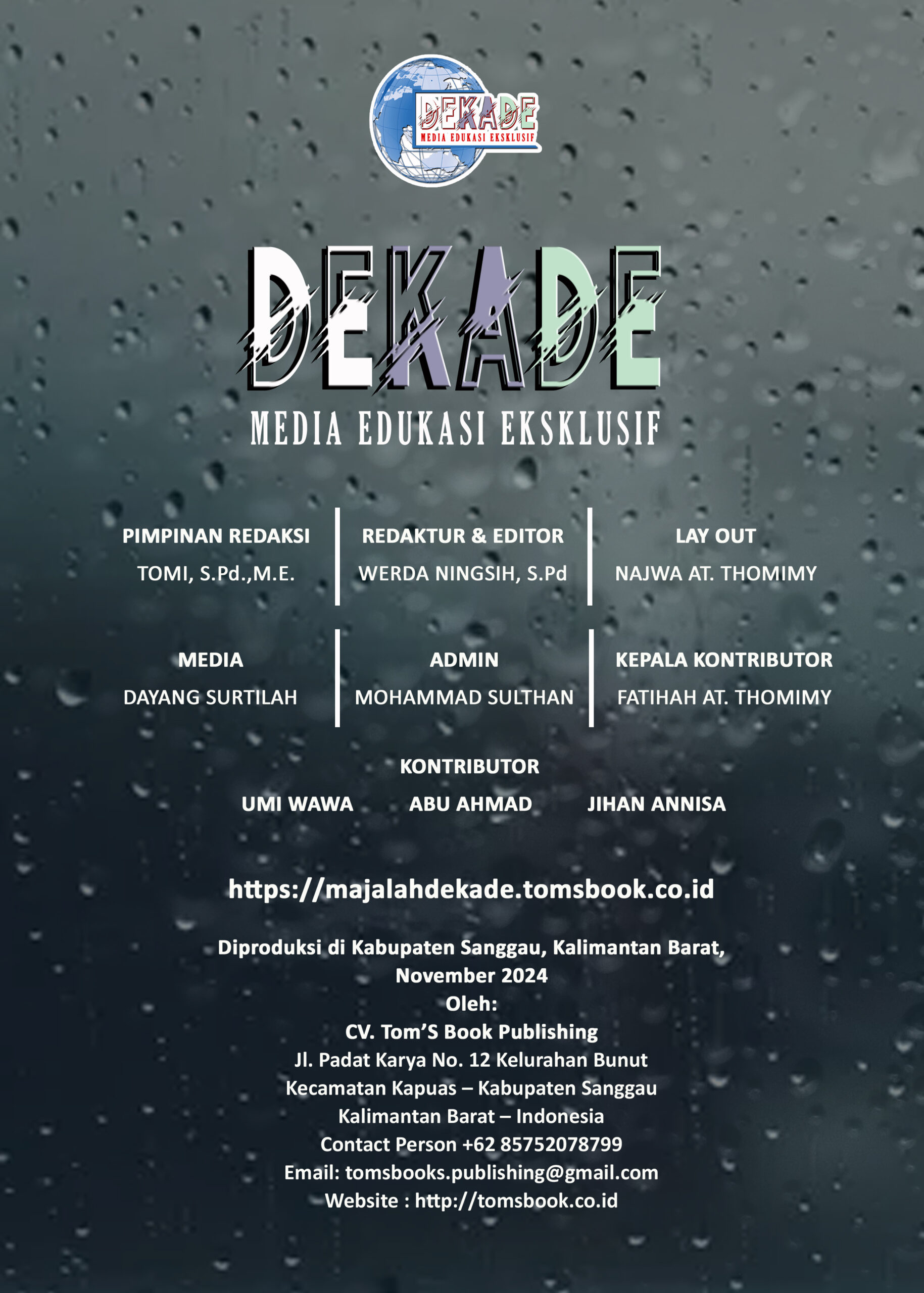 REDAKSI - DEKADE